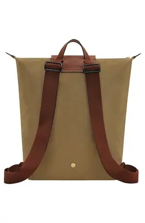 Longchamp Medium Le Pliage Backpack Olive