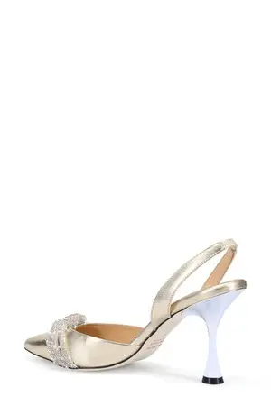 Ron White Pointed Toe Slingback Pumps