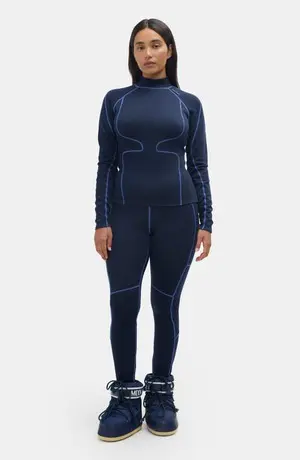 HALFDAYS Fay Base Layer Top - Navy