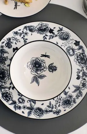 STONE + LAIN Esme Porcelain 16-piece Dinnerware Set
