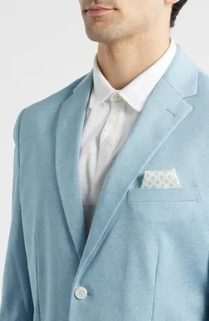 DANIEL HECHTER Neppy Knit Sport Coat - Blue