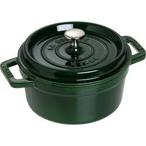 STAUB 2.75-quart Enameled Cast Iron Dutch Oven - Basil