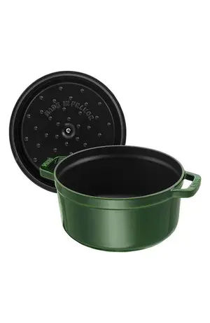STAUB 2.75-quart Enameled Cast Iron Dutch Oven - Basil