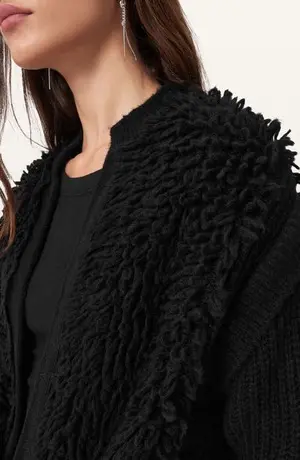 ALLSAINTS Elias Loopy Wool Blend Cardigan