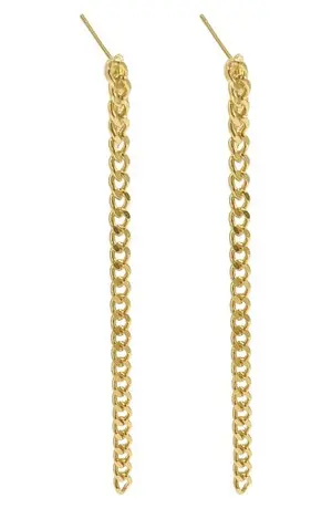 ST. MORAN Curb Chain Drop Earrings