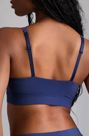 WOXER Luxe Icon Stretch Modal Adjustable Bralette - Navy