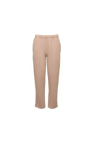 OCIO Organic Cotton Teddy Cropped Pants - Fawn