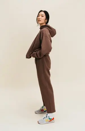OCIO Organic Cotton Teddy Cropped Pants - Rye