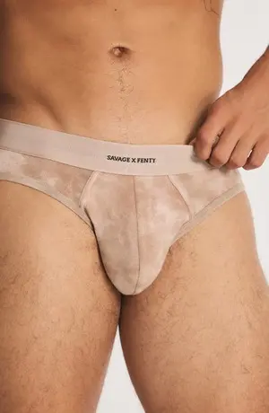 SAVAGE X FENTY Savage X Briefs - Blanc Brown Diffused Camo