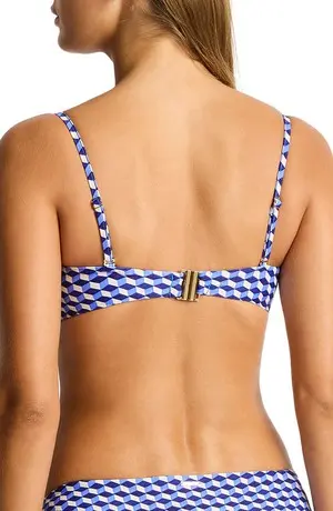 SEA LEVEL Solara Square Neck Bikini Top