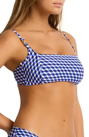 SEA LEVEL Solara Square Neck Bikini Top
