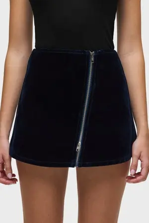 Hudson Jeans Mini Wrap Skort