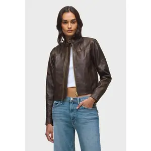 Hudson Jeans Leather Moto Jacket