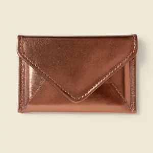 CASUPO Mini Envelope Wallet With Rfid Protection - Bronze