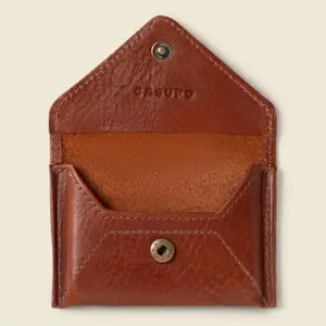 CASUPO Mini Envelope Wallet With Rfid Protection - Chocolate