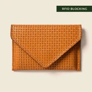 CASUPO Mini Envelope Wallet With Rfid Protection - Tan Limited Edition