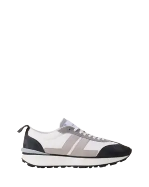 LANVIN Bumpr Sneakers In Mesh And Brushed Suede - Grey