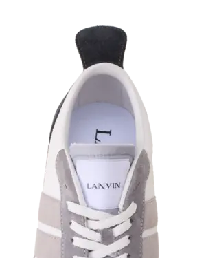 LANVIN Bumpr Sneakers In Mesh And Brushed Suede - Grey