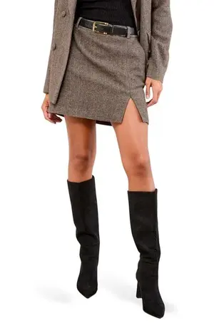 LIPSY Houndstooth Check Mini Skirt