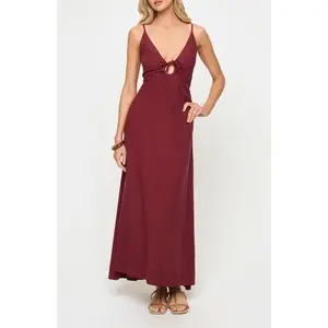 L*Space Mabel Cover-up Maxi Dress - Sangria
