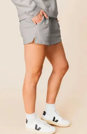 OCIO Organic Cotton Teddy Shorts - Ash