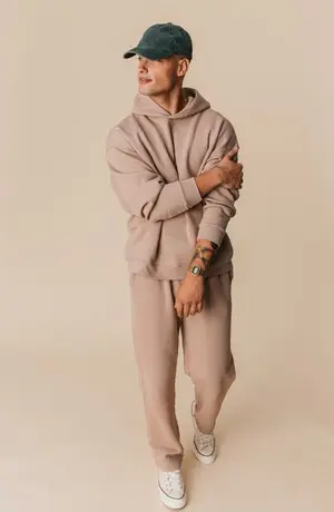 OCIO Organic Cotton Teddy Oversized Hoodie - Fawn