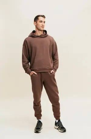 OCIO Organic Cotton Teddy Oversized Hoodie - Rye