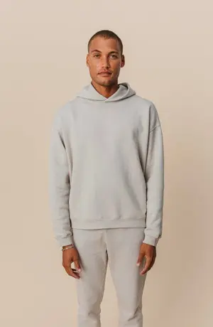 OCIO Organic Cotton Teddy Oversized Hoodie - Stone