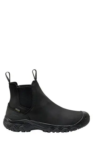 Keen Anchorage Iv Waterproof Chelsea Boot - Black/black