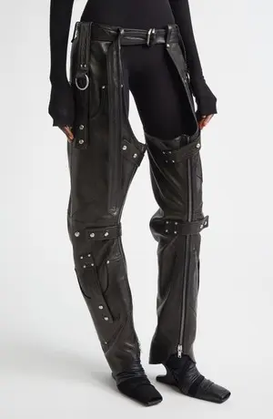 Rick Owens Leo Prothmann Leather Chaps