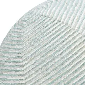 ELAINE SMITH Progress Multicolored Chenille Indoor & Outdoor Woven Accent Orb Pillow - Mist
