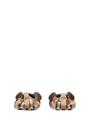 Burberry Thomas Bear Check Cotton Booties
