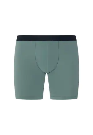 Hanro Micro Touch Long Boxer Brief Studio Green