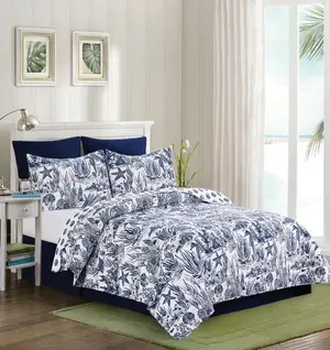 C&F HOME Reef Shores Beach Coastal Cotton Quilt Set Reversible And Machine Washable