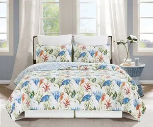 C&F HOME Marino Cotton Quilt Set Reversible And Machine Washable