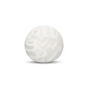 ELAINE SMITH Noble Indoor & Outdoor Woven Accent Orb Pillow - Alabaster