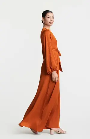 DIARRABLU Marieme Maxi Dress - Ayel Rust