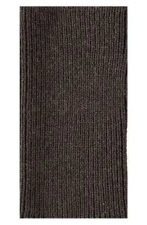 FAVORITE DAUGHTER Knit Arm Warmer And Leather Glove Set - Ganache