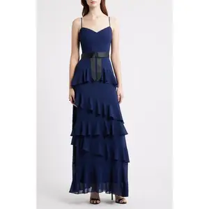 Lulus Beth Tiered Ruffle Gown