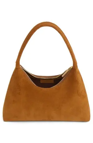 MANSUR GAVRIEL Mini Candy Suede Shoulder Bag - Saddle
