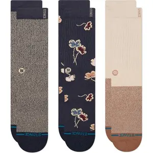 Stance Botanical Bliss 3-pack Assorted Crew Socks