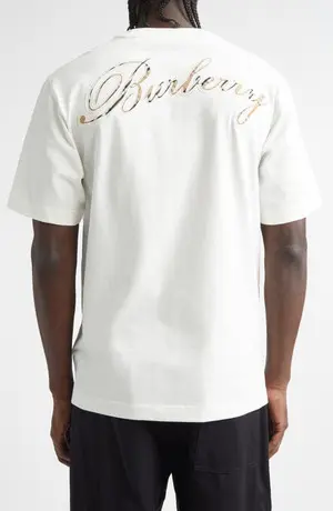 Burberry Ryan Chain Stitch Logo T-shirt