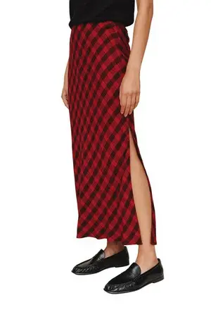 Bella Dahl Plaid Maxi Skirt