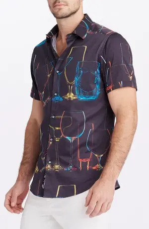 Robert Graham Neon Nights Button-up Shirt