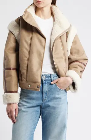 Hugo Boss Faux Shearling Jacket