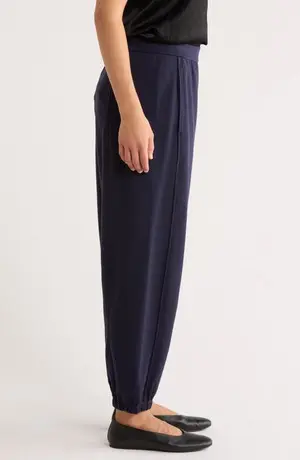 Eileen Fisher Lantern Ankle Ponte Joggers