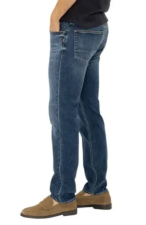 SILVER JEANS CO. Konrad Slim Straight Leg Jeans - Holborn