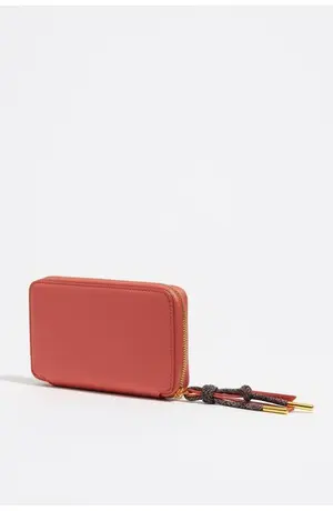 Bimba Y Lola Leather Upper Wallet - Chewing Gum Pink