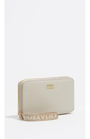 Bimba Y Lola Leather Upper Wallet Stone