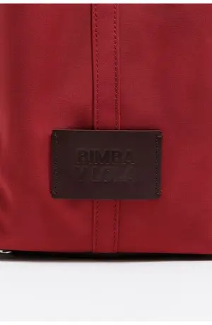 Bimba Y Lola Large Nylon Shopper Bag - Dark Red